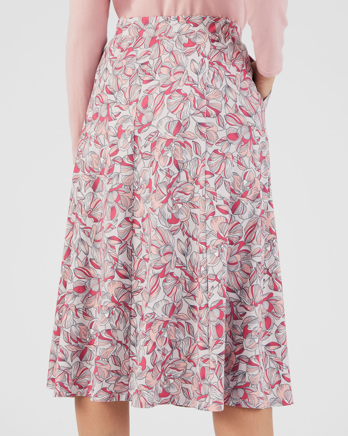 Jupe évasée recyclée* - Jupes - Damart Luxembourg