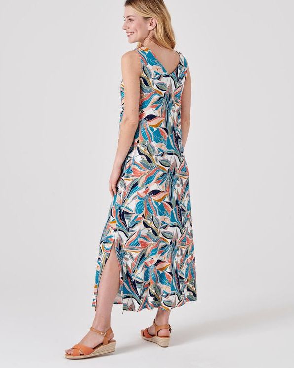 Robe longue maille stretch - Robes - Damart Luxembourg