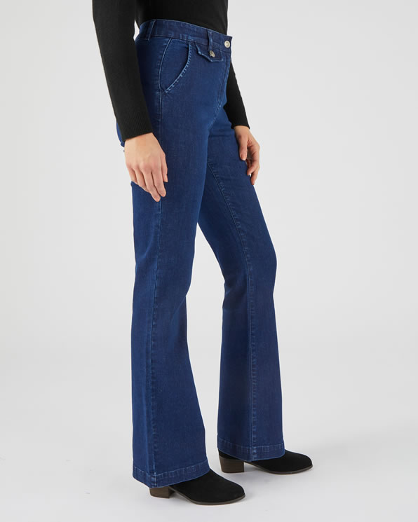 Jean bas évasé - Pantalons - Damart Luxembourg